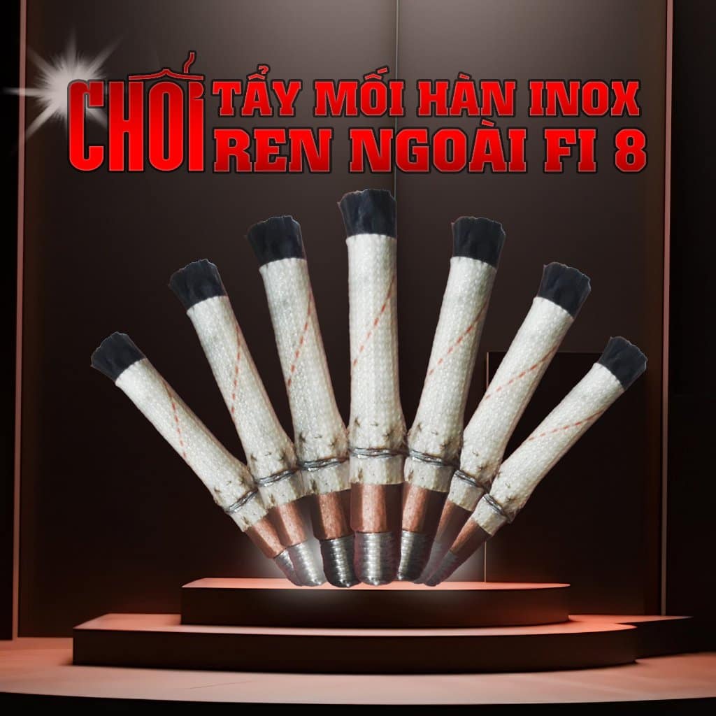 Chổi tẩy mối hàn ren ngoài phi 8 - Điện máy SK